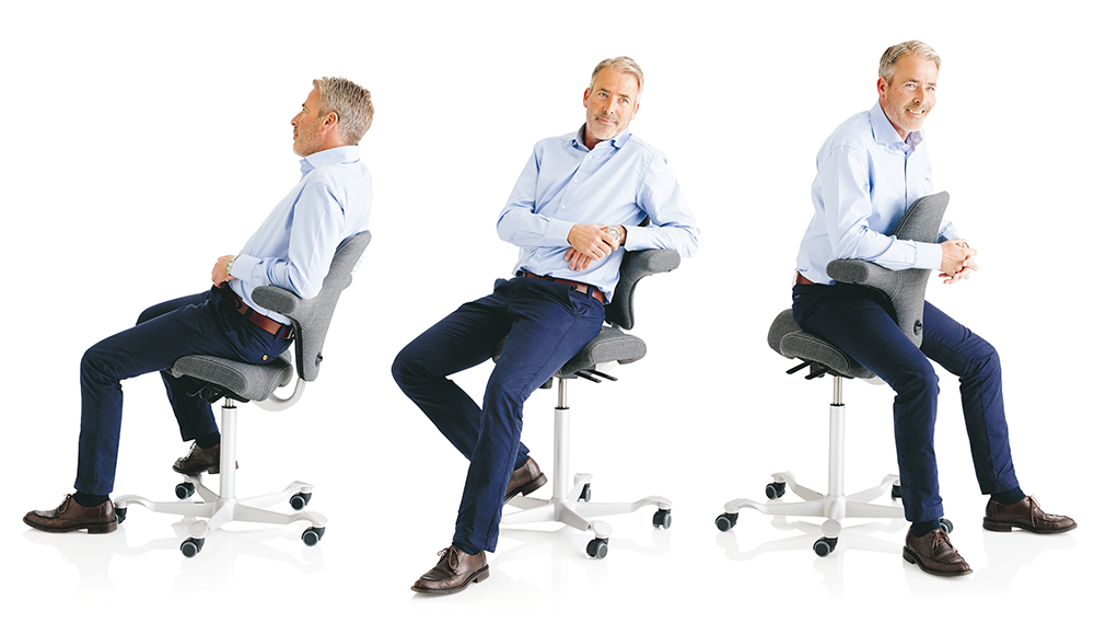 HAG Capisco Burostuhl mit Sattelsitz Worktrainer Onlineshop fur Aktivmobel